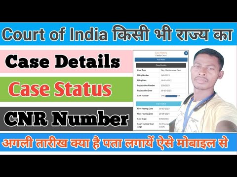 e court india case status | CNR number next date | case history checking process | tuduking tech tkt