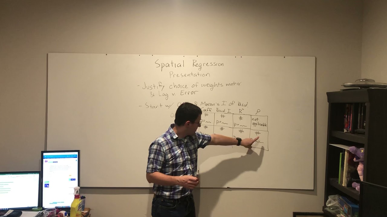 Spatial regression: presentation