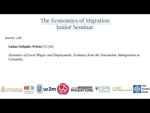 The Economics of Migration, Junior Seminar session 18, 25/01/2021