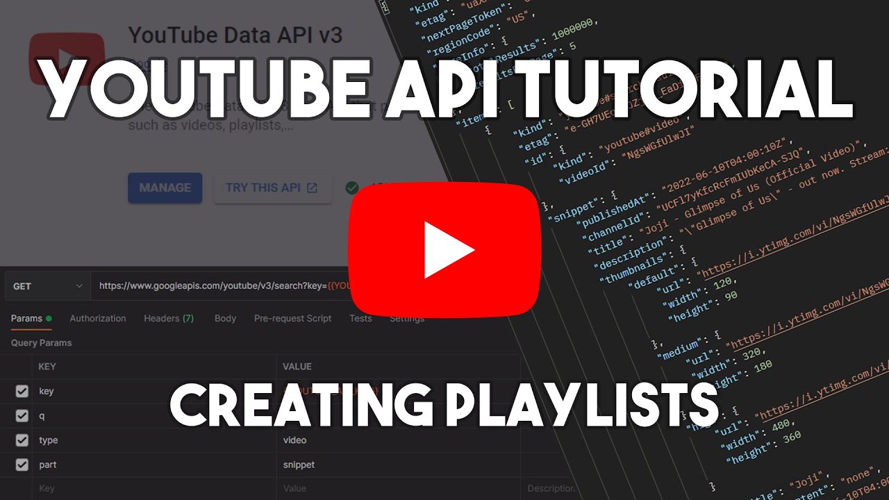 Creating Playlists using YouTube Data API