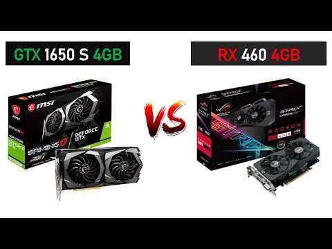 GTX 1650 Super 4GB vs RX 460 4GB - R5 3500X - Gaming Comparisons