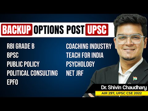 Life Beyond UPSC | Realistic and Rewarding Backup Options |