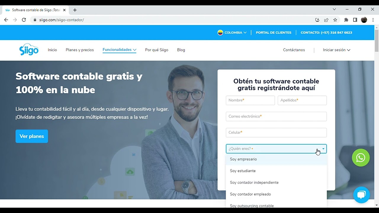 ¡Registro al Siigo Contador GRATUITO!