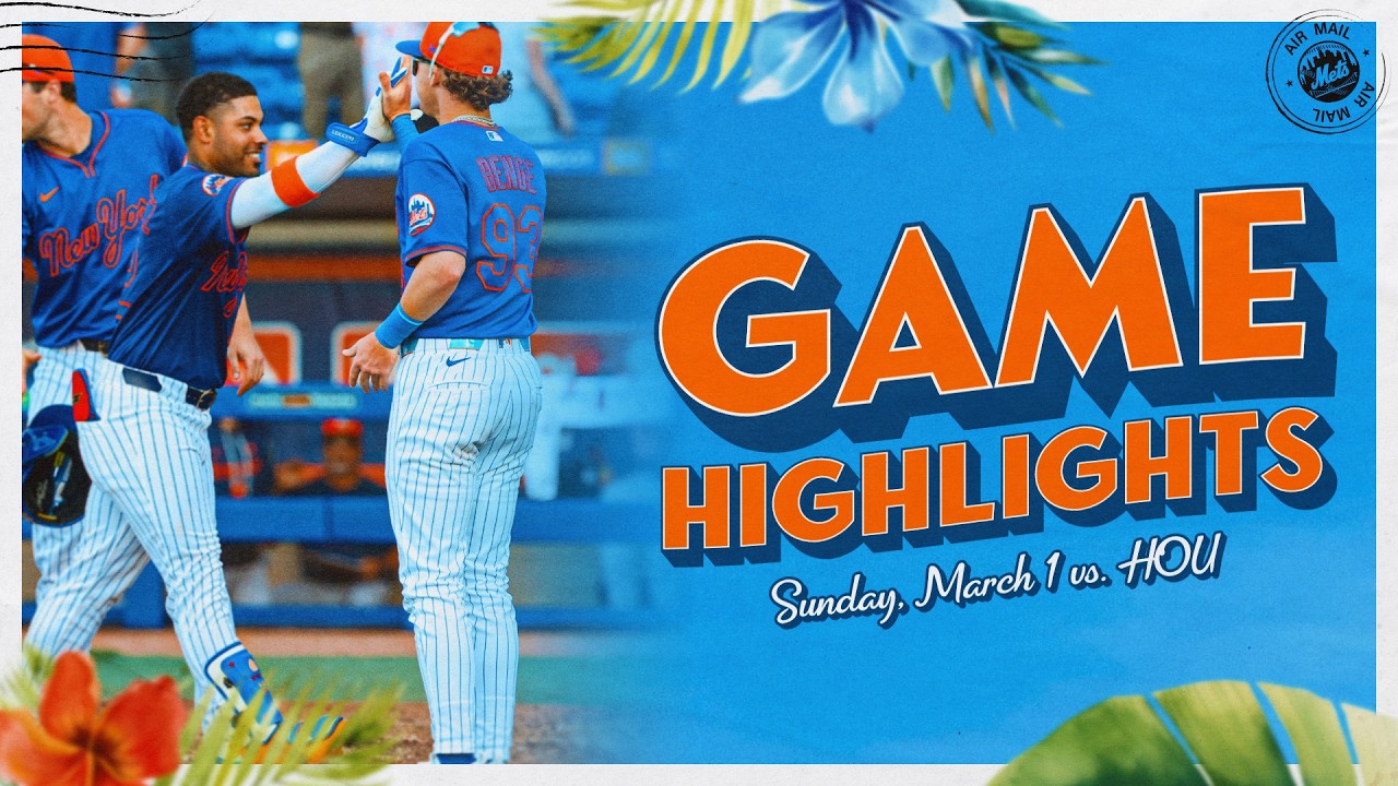 Mets Walk-Off Astros | Spring Training Highlights (3/1/26)