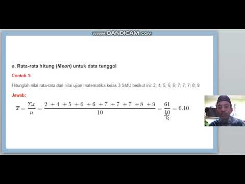 Mean, Median, Modus Data Tunggal
