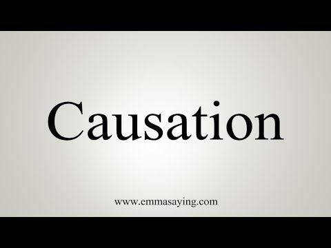 How To Say Causation