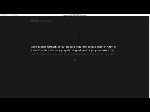 Trying out the MonkeyType Beta software