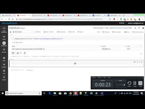 Databricks - Apache Spark Quickstart- HelloWorld