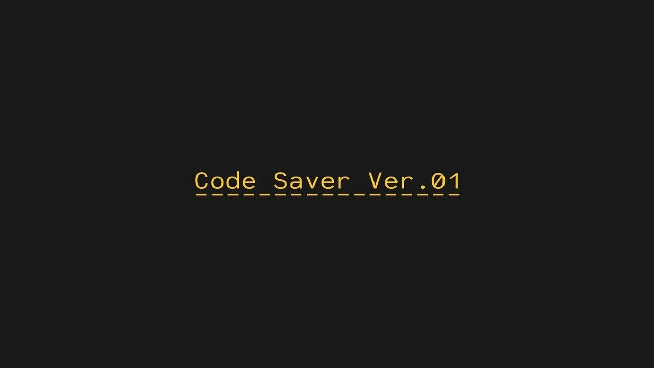 Code Saver Font Free Download