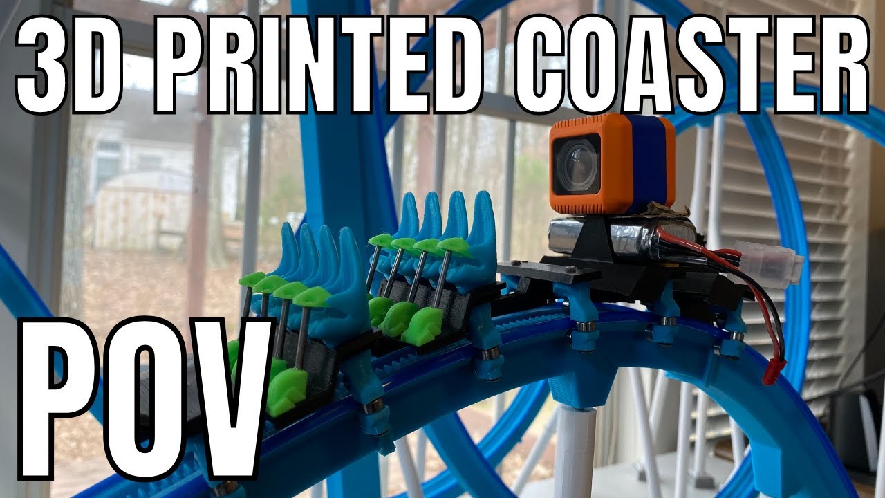 POV - 3D Printed Powered Roller Coaster