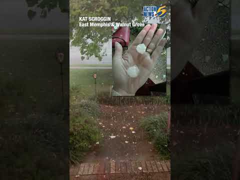 Storm brings #hail to #memphis