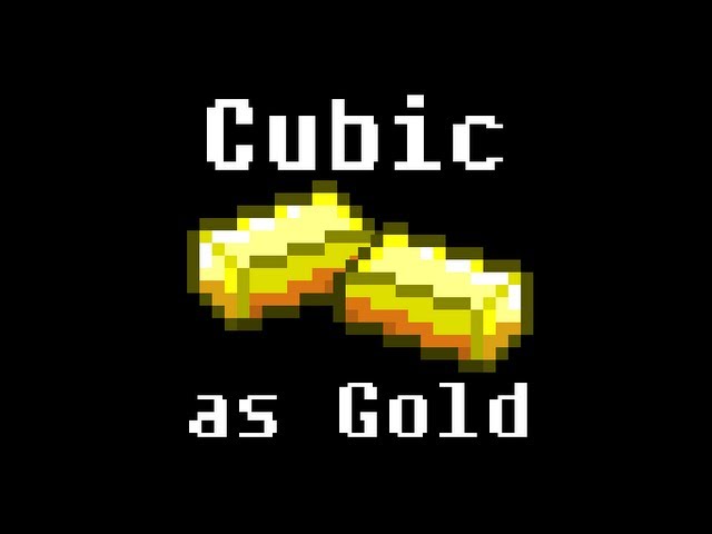 Cubic as Gold m1.5pre |16x|1.4.7|13w07a|With Animations! Minecraft ...