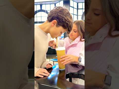 He Never Got to Try My Boba Tea ๐ง๐ @markchirkin #shorts