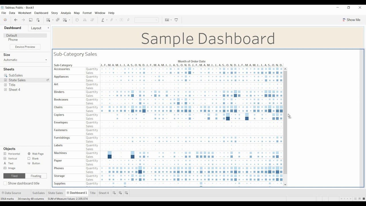 Tableau Tutorial - Sheet Swapping using Parameters