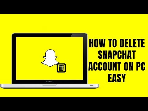 How to delete SNAPCHAT Account on PC | permanently delete 2020