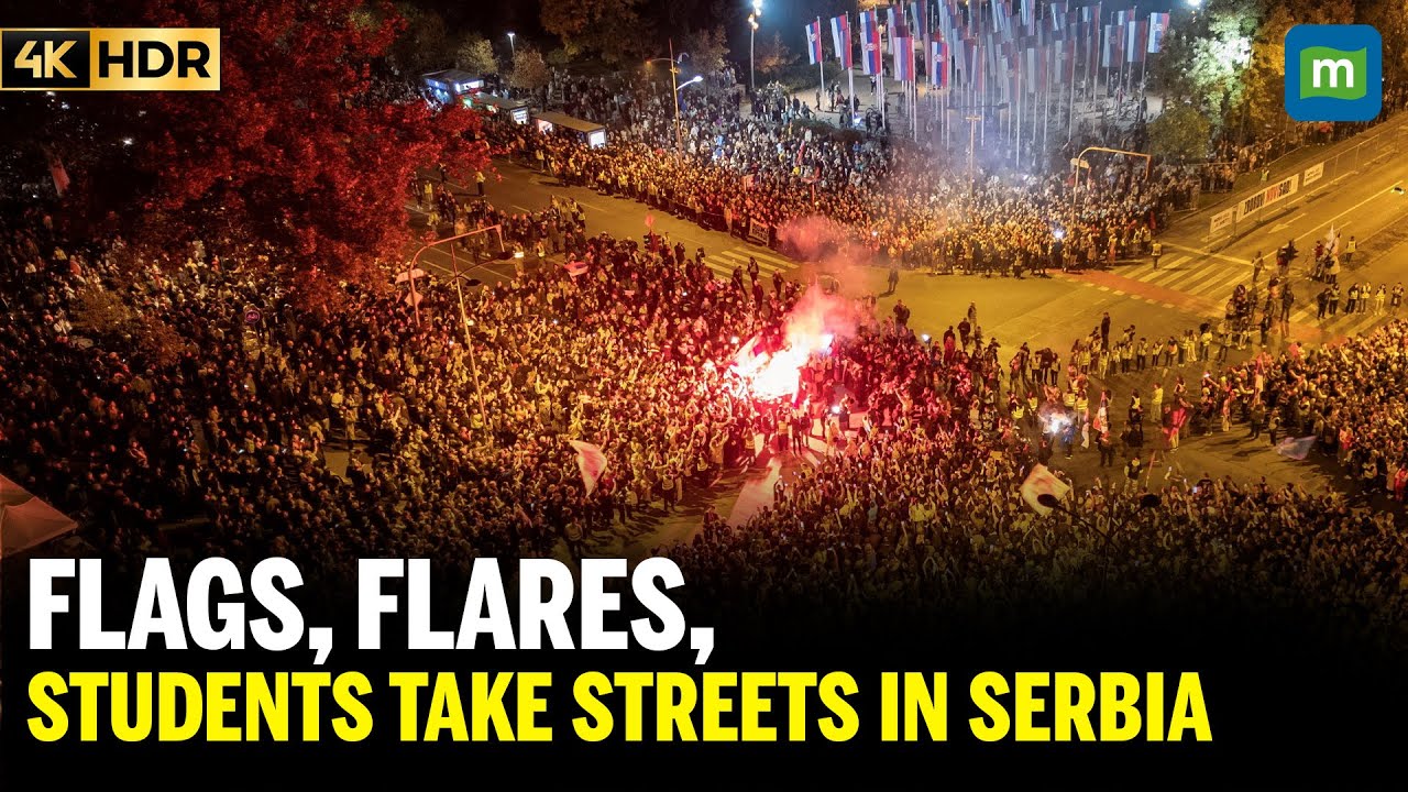 Serbia Protests: Students Demand Snap Elections Against President Vucic’s 13-year rule | N18G | 4K