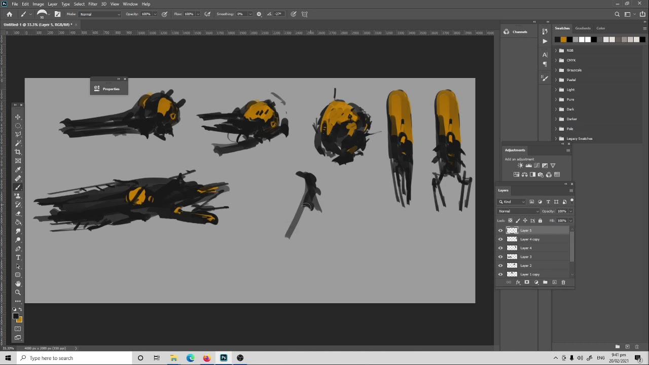 SPEEDPAINTING SCI-FI SHIPS