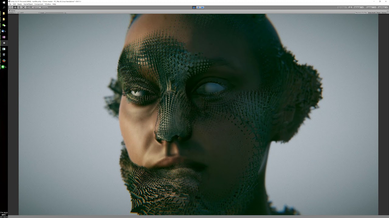 Playing with Keijiro's github effect.