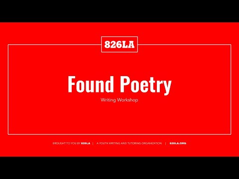 Writing Workshop | Found Poetry