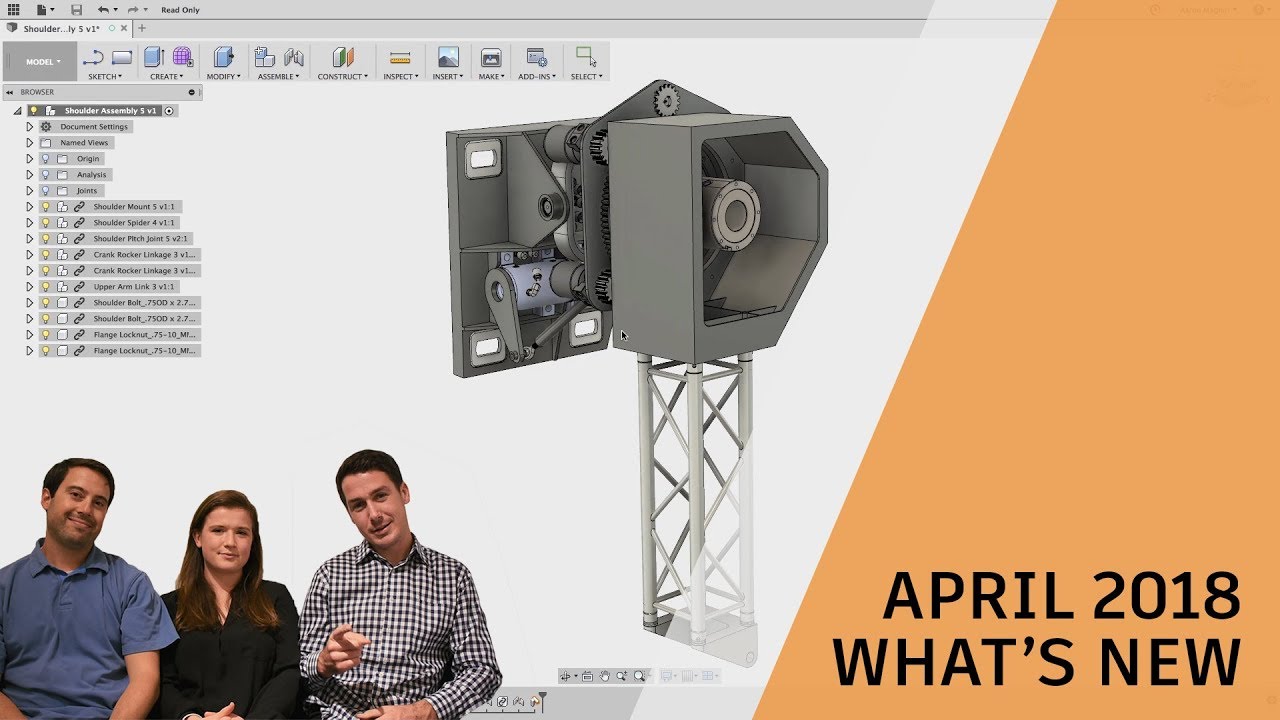 What's New in Fusion 360 April 2018 Update