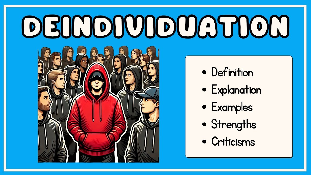 Deindividuation (Explained in 4 Minutes)