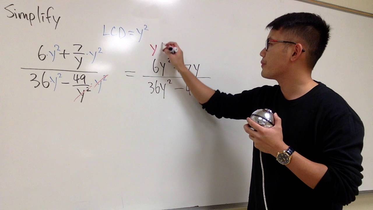 Q16, simplifying complex fractions