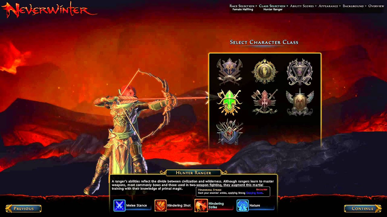 Neverwinter Online - Class Selection
