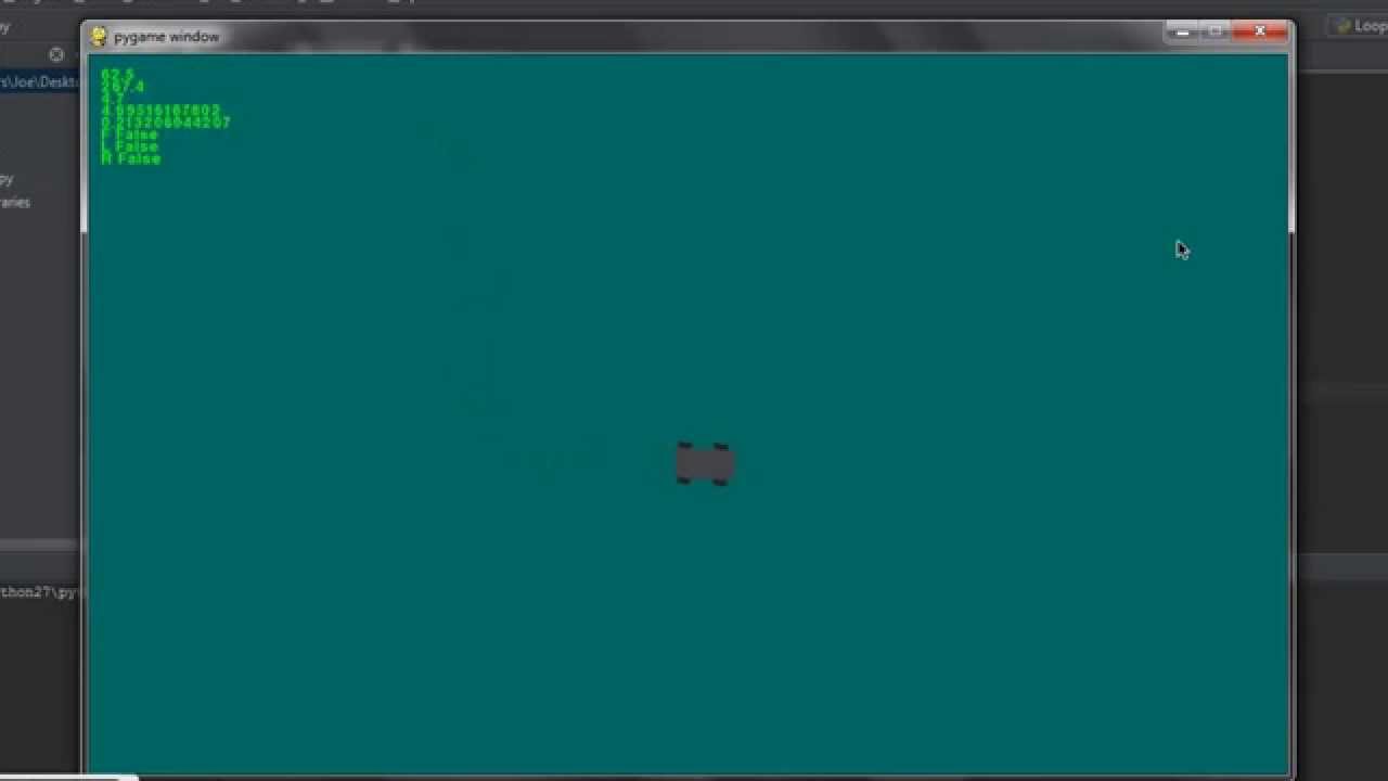 2D Car, Python/Pygame