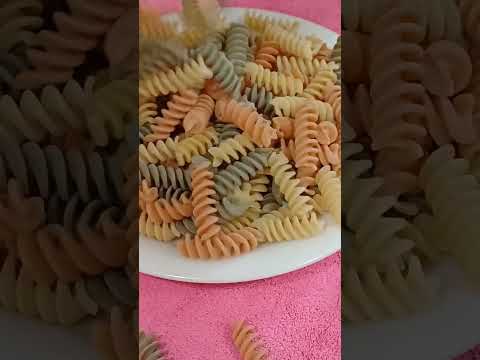 Pouring Spiral pasta #viral #viralshort