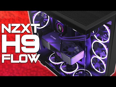 The 011 Killer? - NZXT H9 Flow PC Case - Unboxing & Overview! [4K]