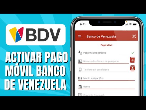 Cómo ACTIVAR Pago Móvil Banco De Venezuela