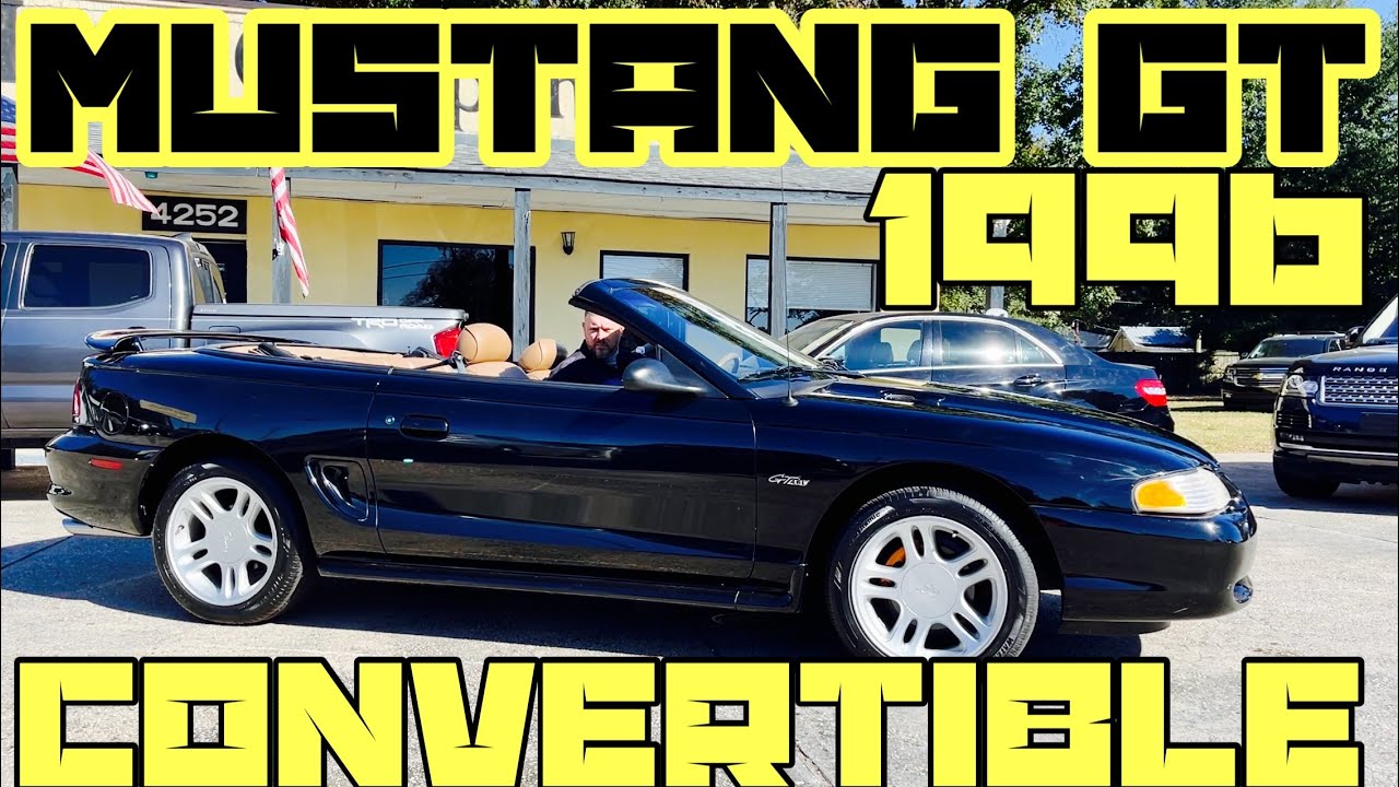 1996 Ford Mustang GT Convertible Just Became a Classic!!! 25 Years Old & Now $10,990 w/60K Miles!!!