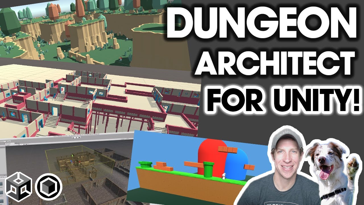 Procedural LEVEL GENERATION in Unity with Dungeon Architect!