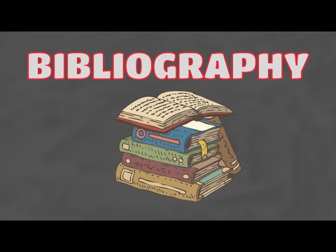 What Does BIBLIOGRAPHY Means || Meanings And Definitions With Example in ENGLISH