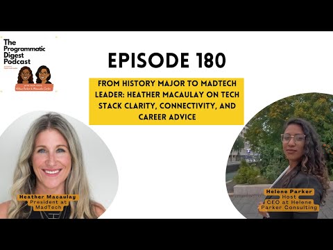 180. From History Major to MadTech Leader: Tech Stack Clarity, Connectivity, and Career Advice