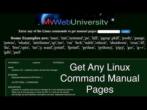 Get Any Linux Command Manual Pages