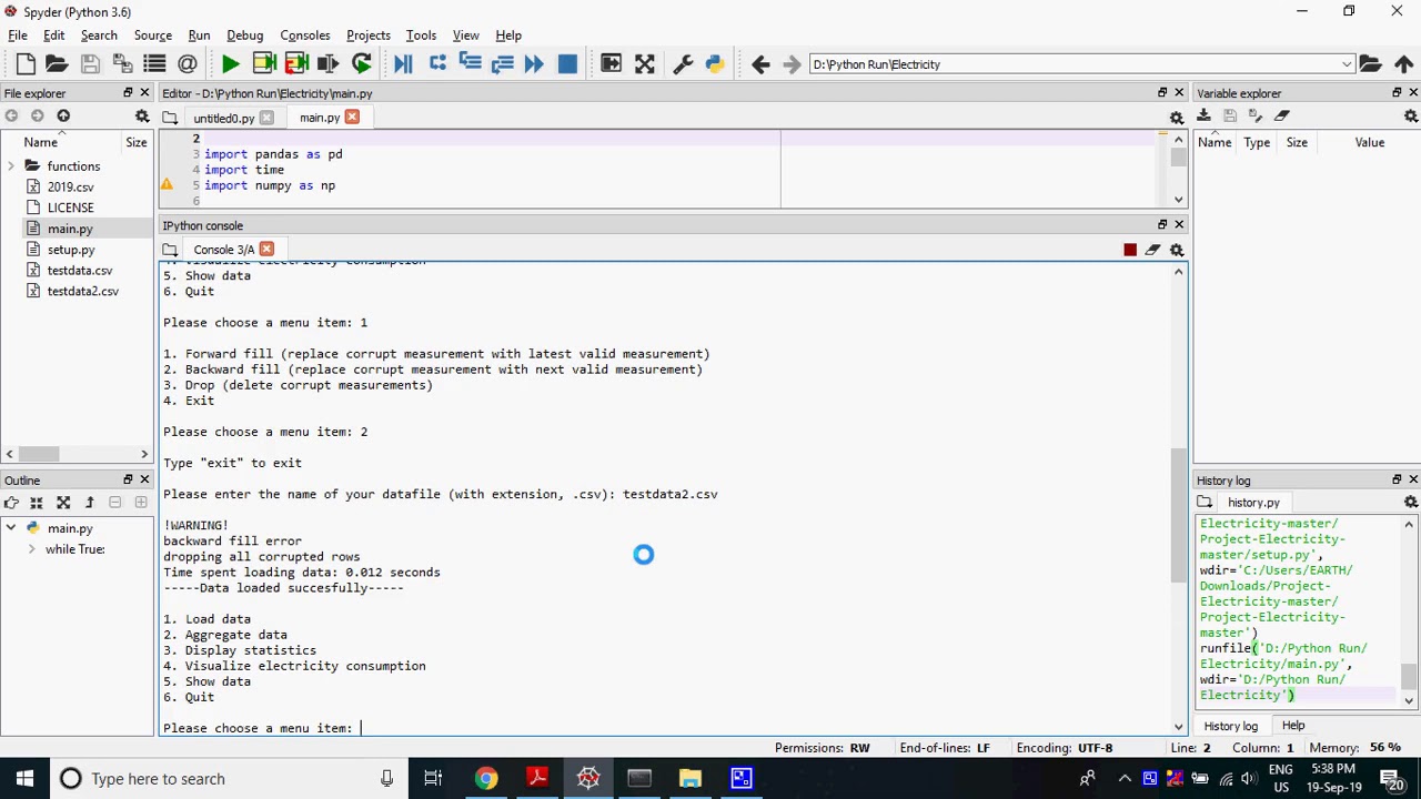 Electricity Consuption in Python - OKOK PROJECTS- Final Year Projects ...