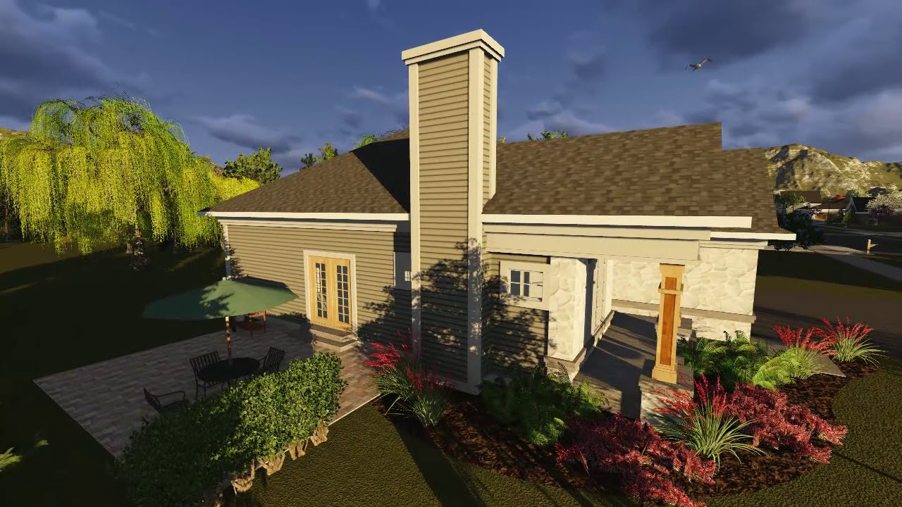 RANCH HOUSE PLAN 1020-00087
