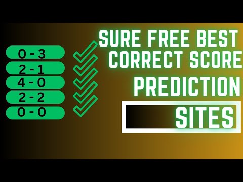 Top 2 CORRECT SCORE Prediction WEBSITE You Can Trust for Accurate Picks.#bettingstrategy