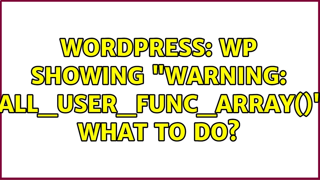 Wordpress: WP showing 