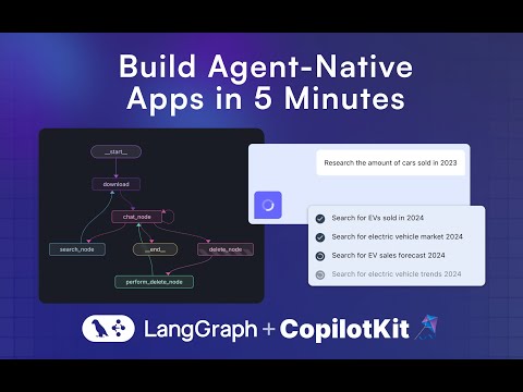 Build Agent-Native Apps with LangGraph & CoAgents (tutorial)
