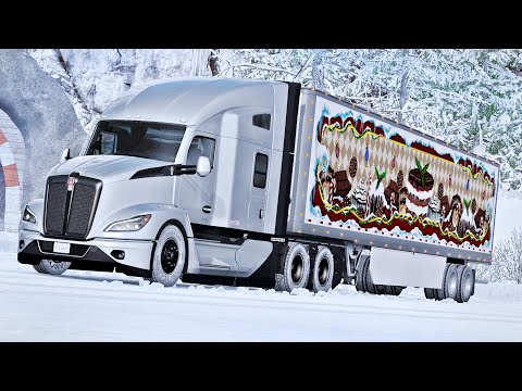 Winterland in the T680 Next Gen! | American Truck Simulator