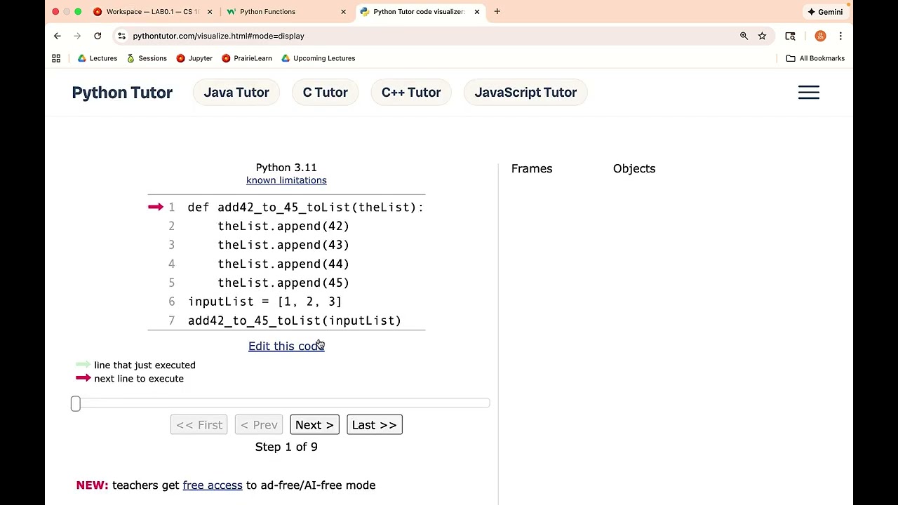 Modify a Python List in a Function (CS105 at UIUC)