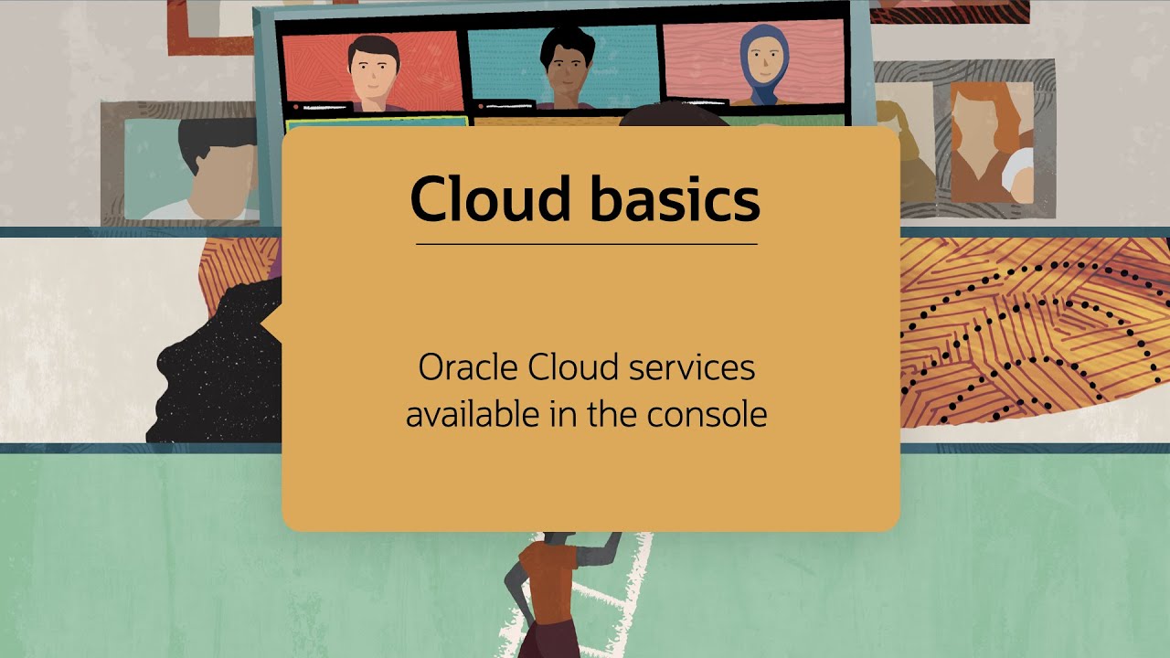 Oracle Cloud services available in the console