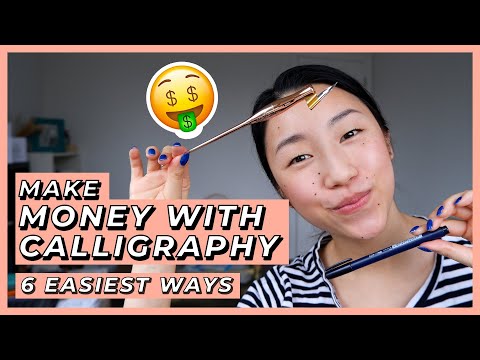 6 EASIEST Ways to Make MONEY WITH CALLIGRAPHY (Tips for Calligraphers Starting a Business)