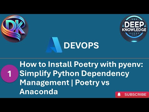 01 How to Install Poetry with pyenv: Simplify Python Dependency Management | Poetry vs Anaconda