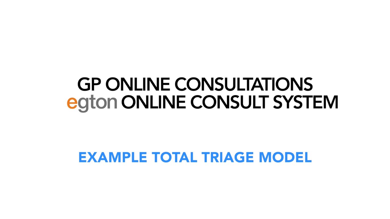 Example Total Triage Model