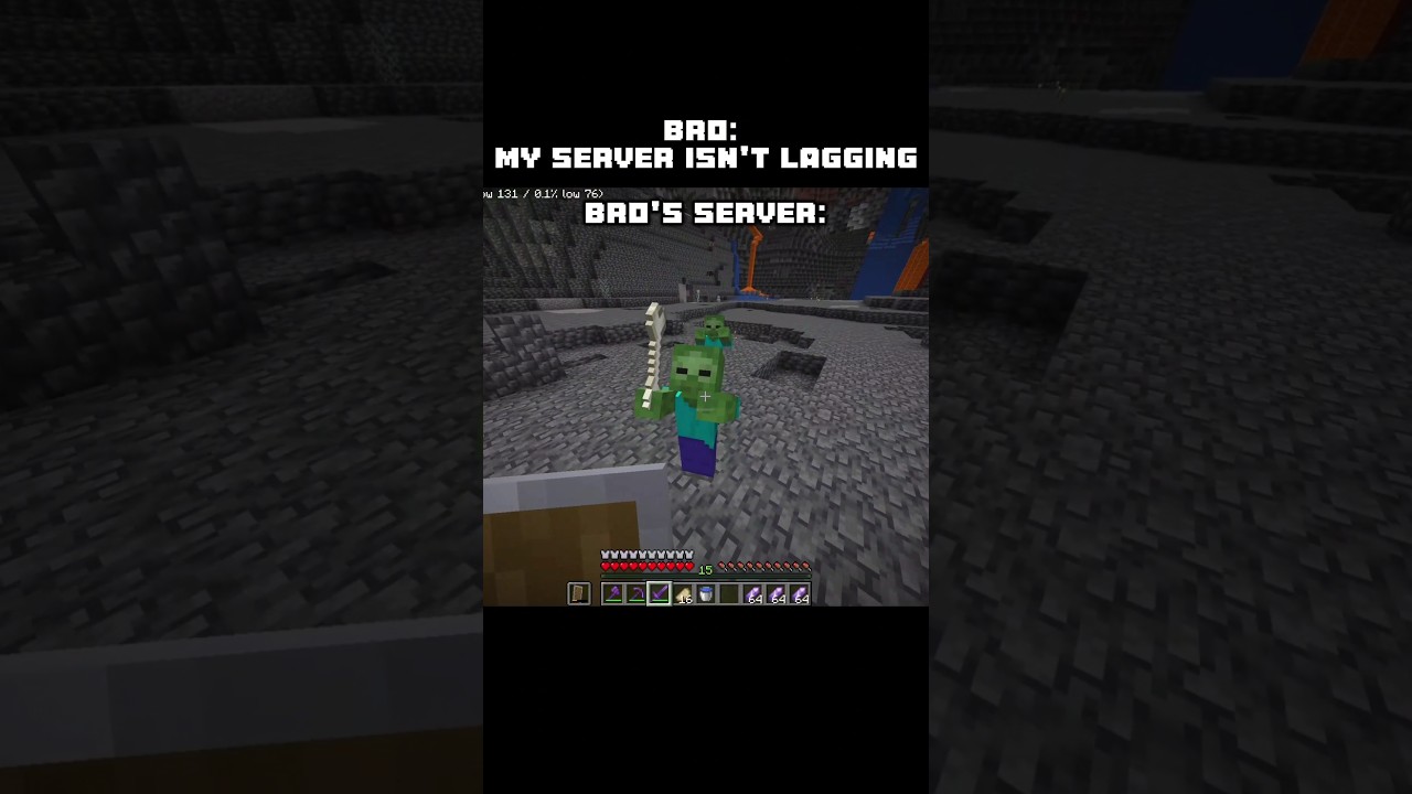 minecraft multiplayer experience #minecraft #meme