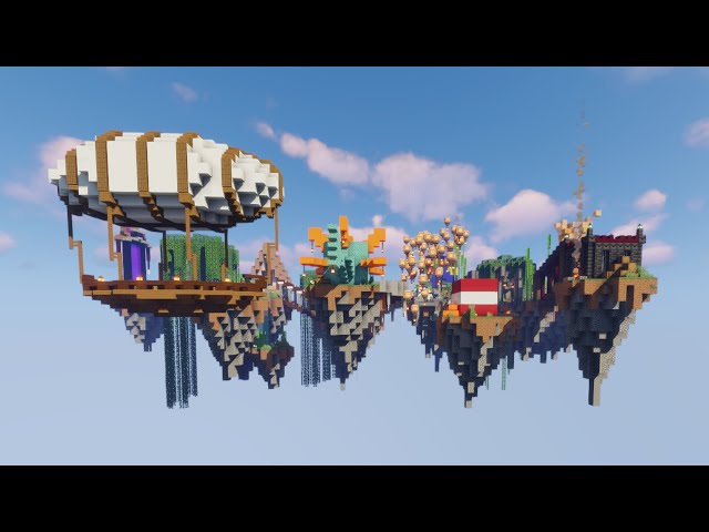Floating Island Market Minecraft Map