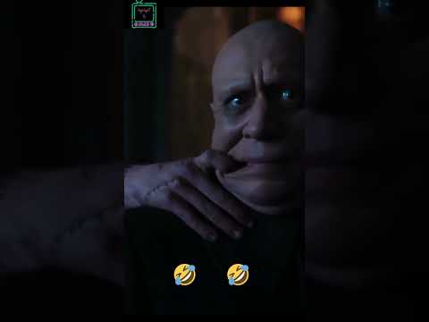 Thing chokes uncle Fester π€£ #wednesday #netflix #shorts #trending